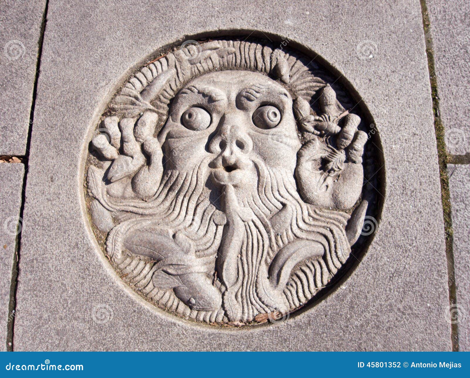 Engraved of God in Stone Wall Stock Photo - Image of wall, rock: 45801352