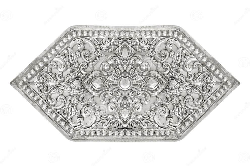 The Engraved Metal Oriental Texture/pattern Background Stock Image ...