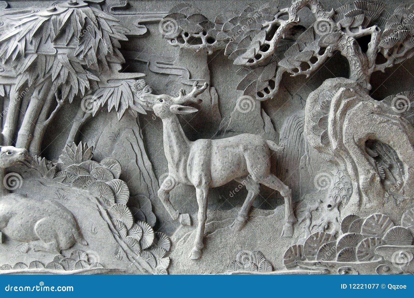 Engraved stone stock image. Image of rock, decorative - 12221077