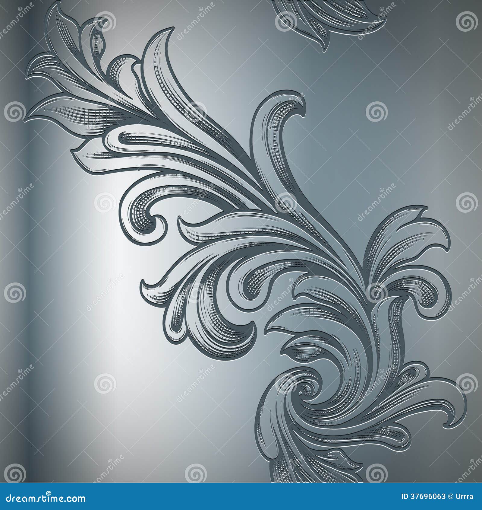 Engraving. stock vector. Illustration of engraving, swirl - 37696063
