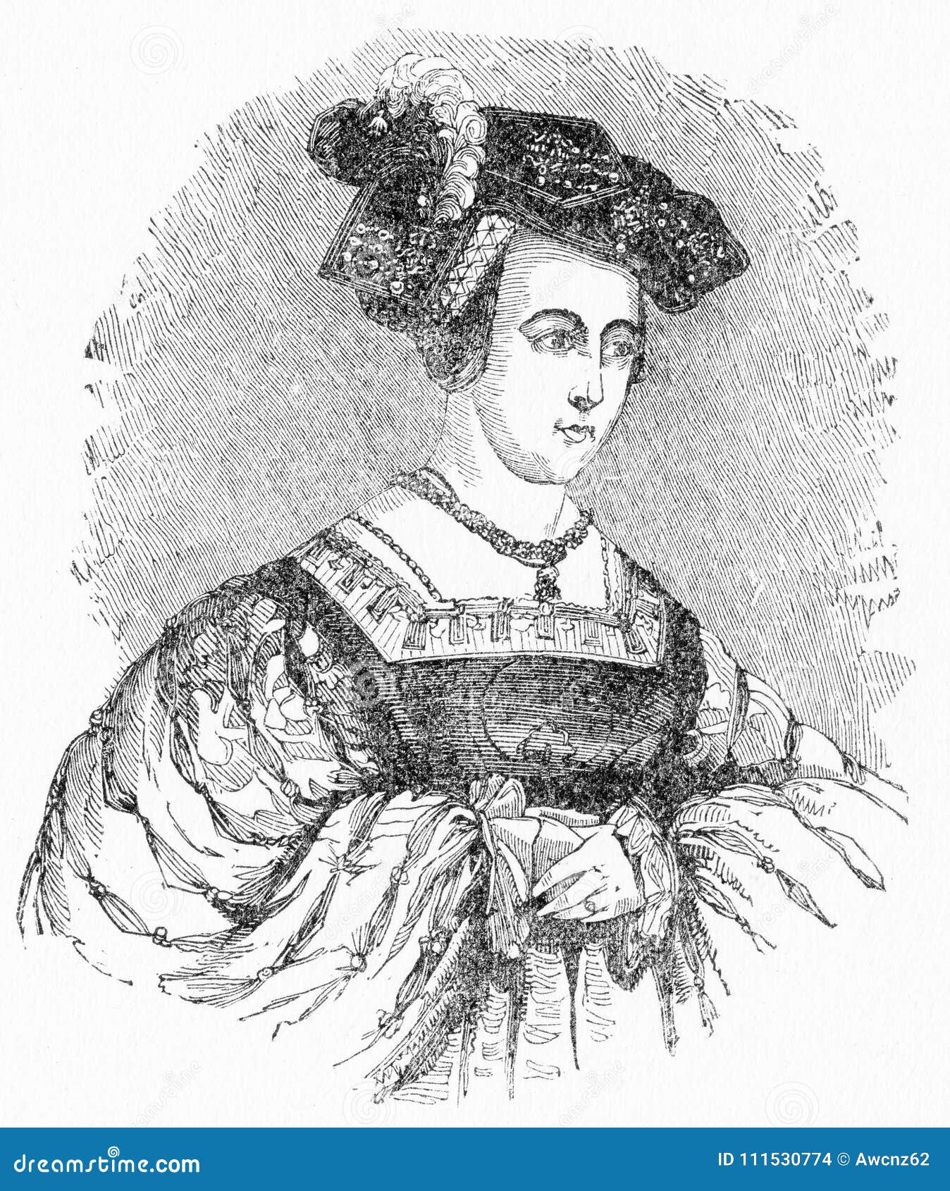 Portrait of Anne Boleyn, Second Wife To Henry VIII Editorial Stock ... Portrait of Anne Boleyn, Second Wife To Henry VIII Editorial Stock ...