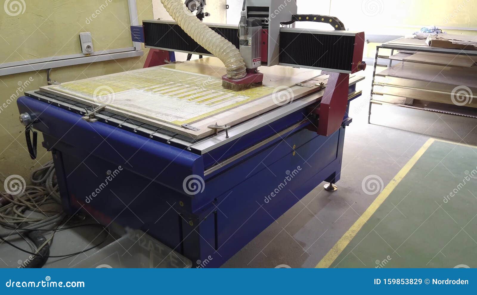 Engraving CNC Milling Machine in the Process. Stock Video - Video of ...