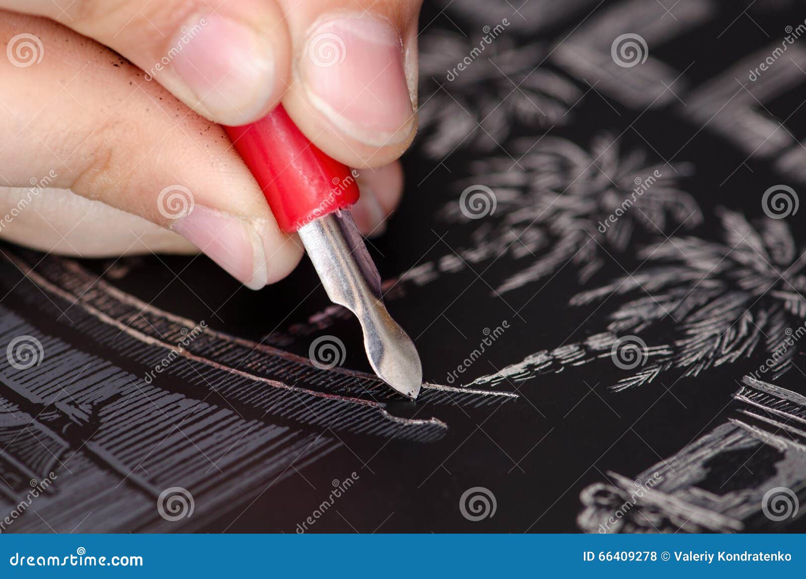 Engraving stock photo. Image of draw, scraper, scrape - 66409278