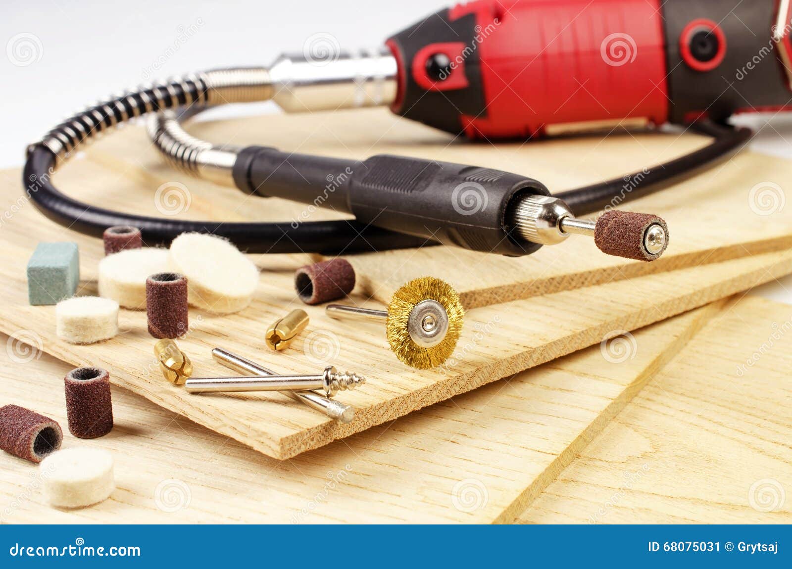 Engraving-grinder and Accessories Stock Image - Image of instrument ...