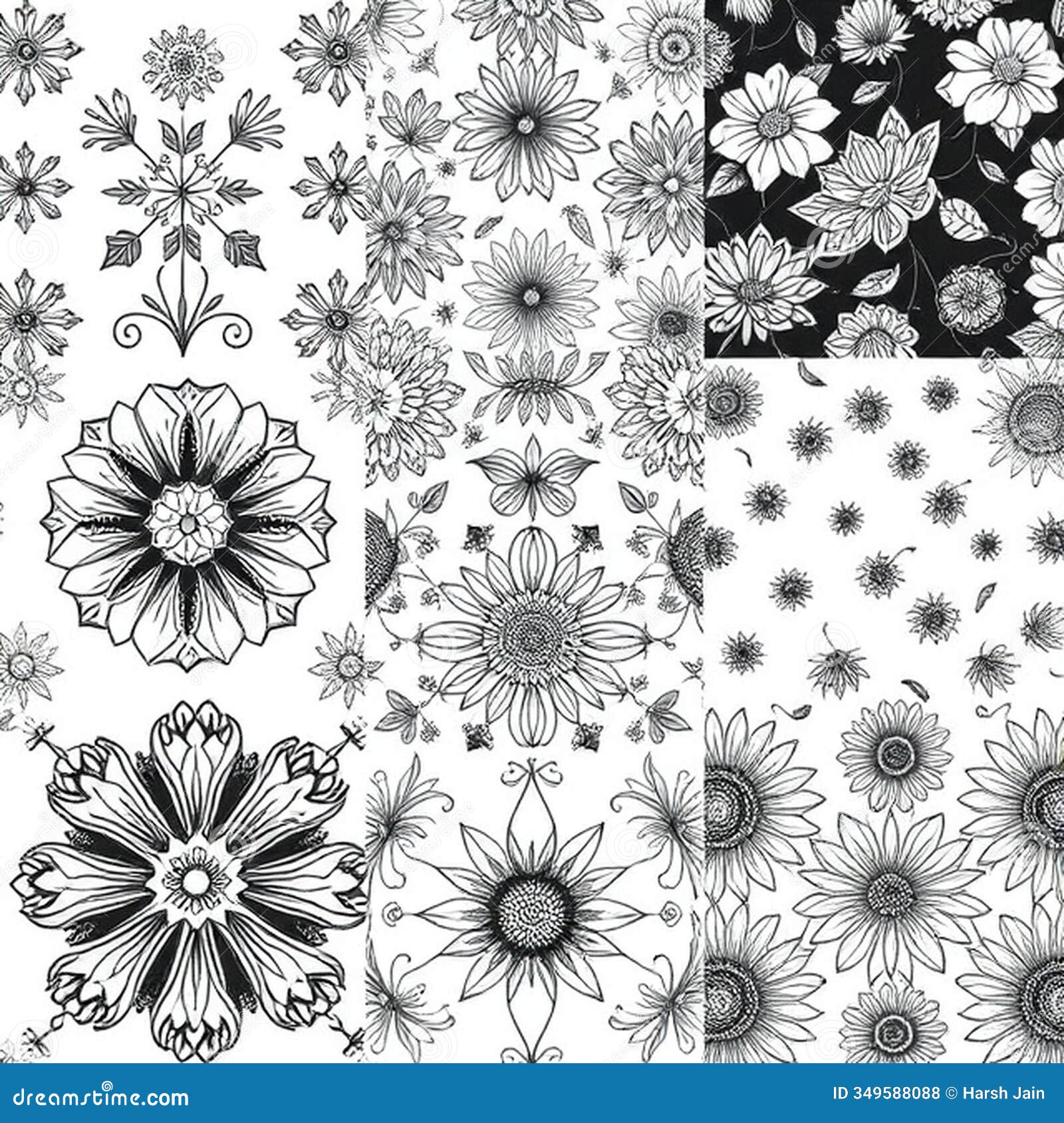 Engraving Hand-Drawn Pattern Collection Burp Stock Illustration ...