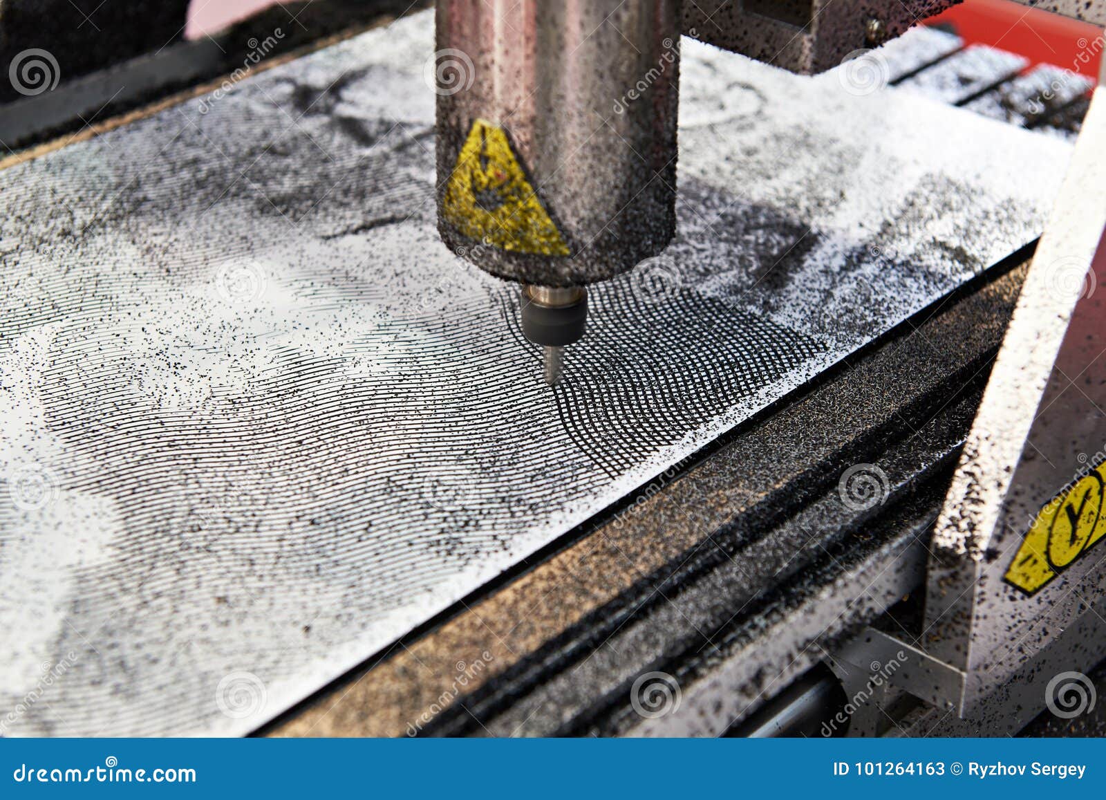 Engraving Milling Machine with CNC Stock Image - Image of tool, drill ...