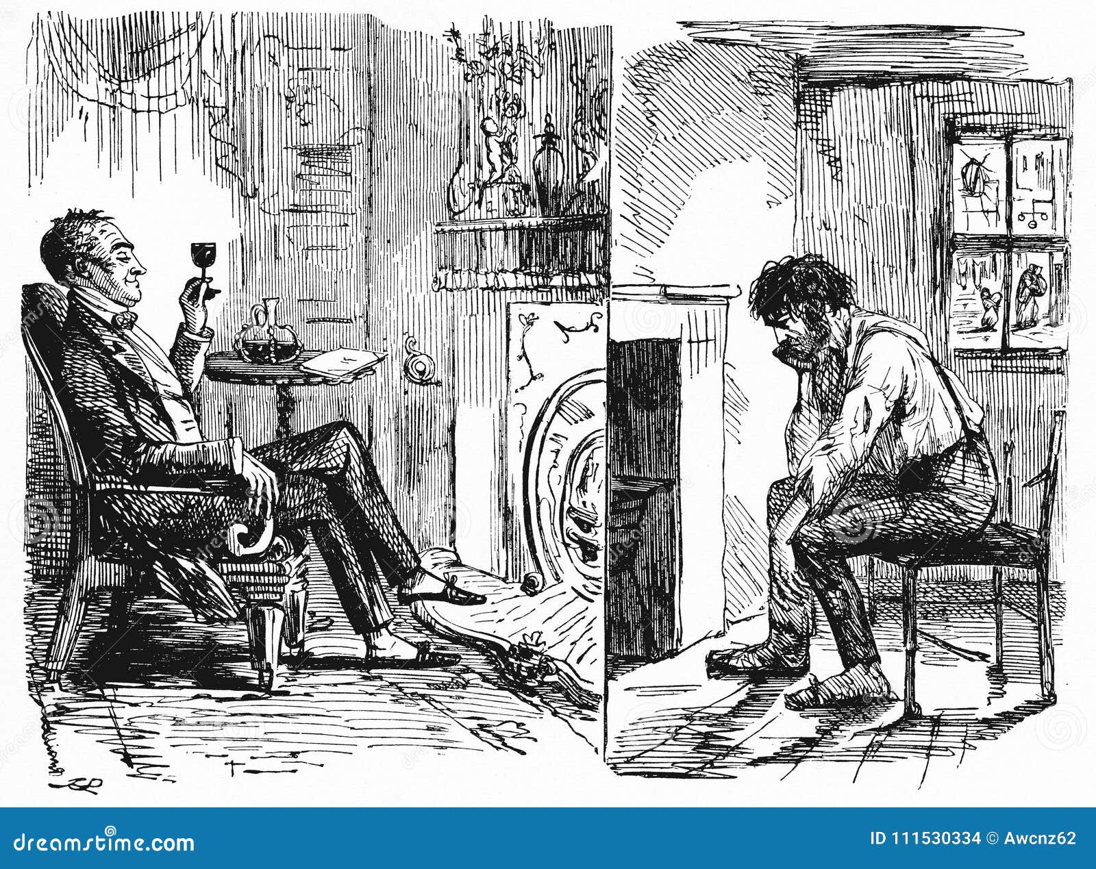 The effects of a strike editorial stock image. Illustration of cartoon ...