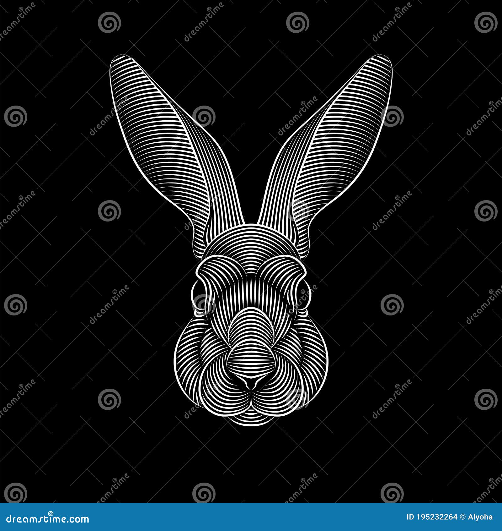 Stylized Rabbit Cartoon Vector | CartoonDealer.com #16951567