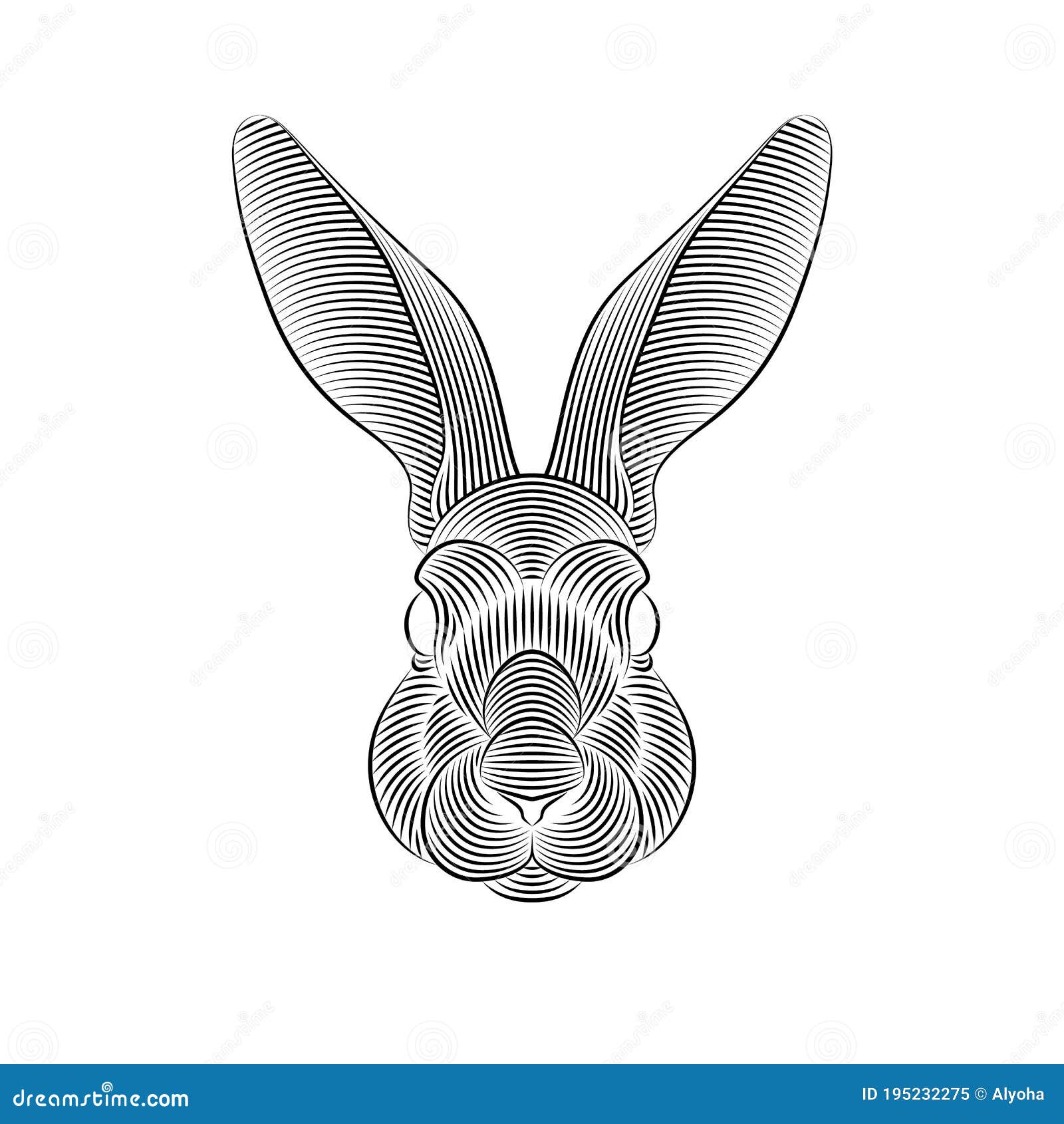 Stylized Rabbit Cartoon Vector | CartoonDealer.com #16951567