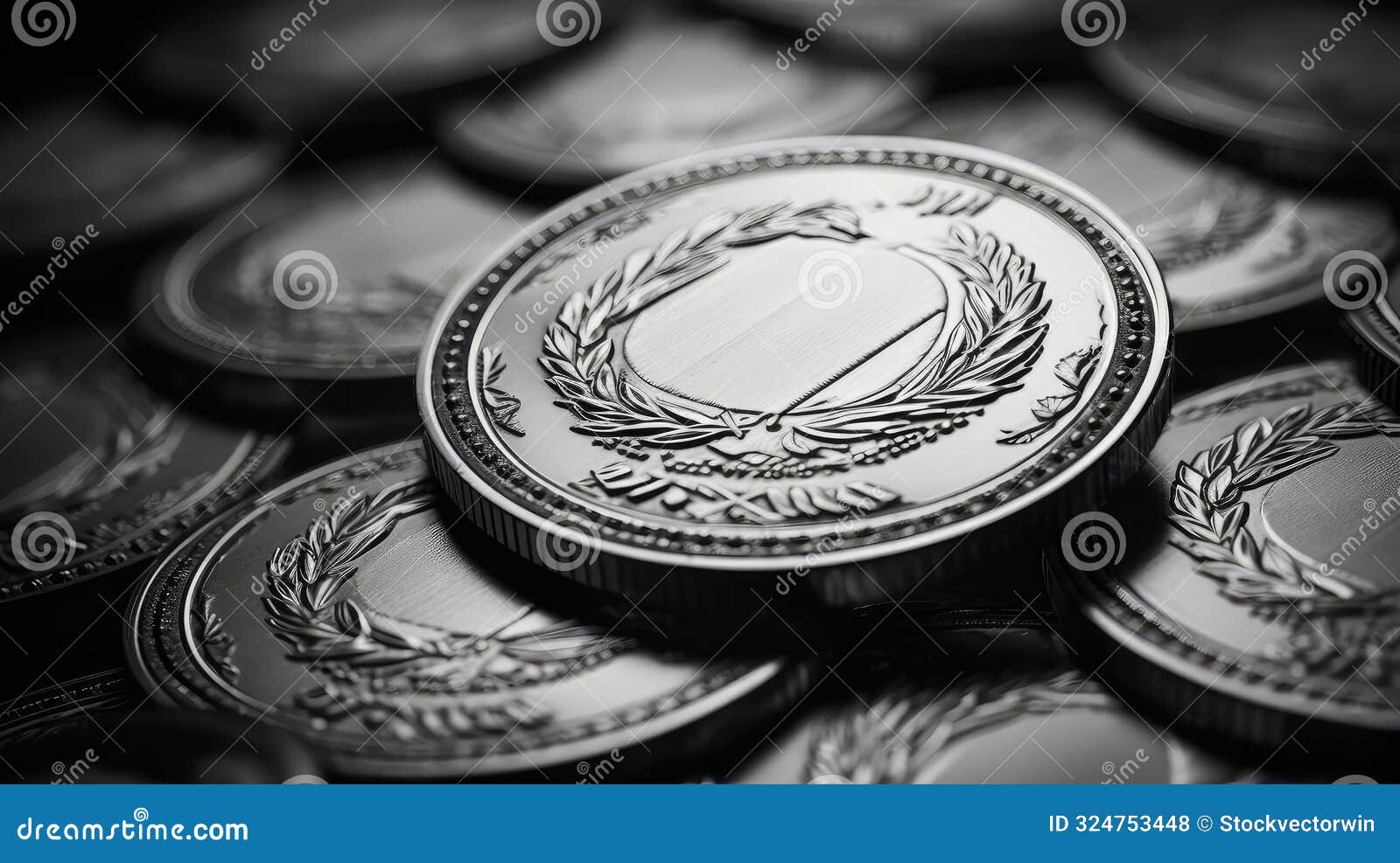 Engravings silver badges stock illustration. Illustration of quality ...