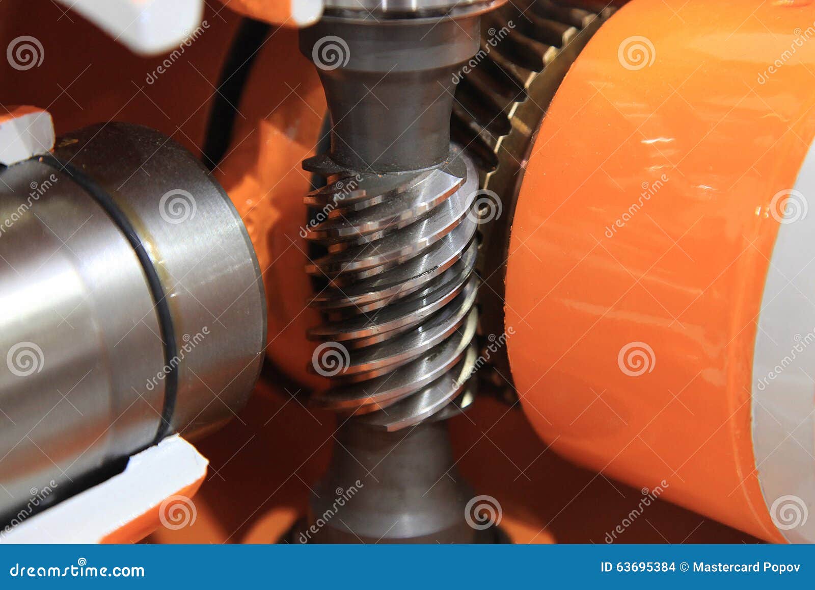 Engrenagem de sem-fim foto de stock. Imagem de automotriz - 63695384