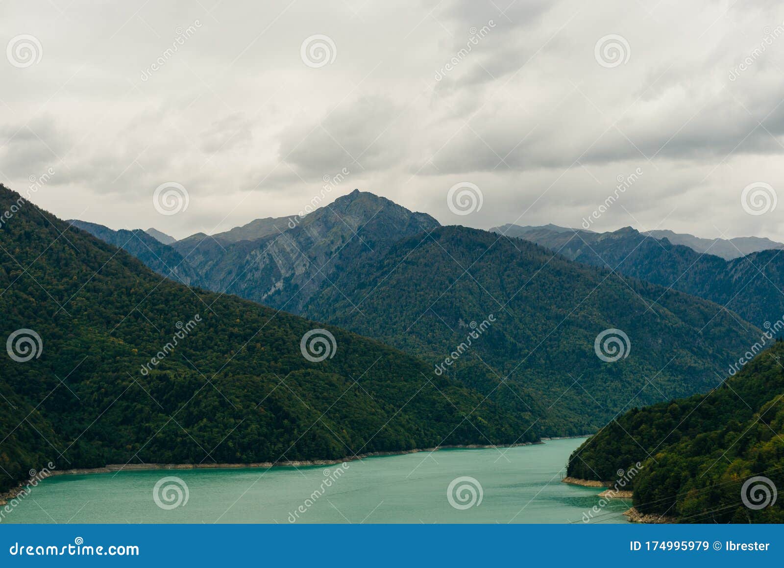 The Enguri Dam - a Hydroelectric Dam on the Enguri River in Georgia ...