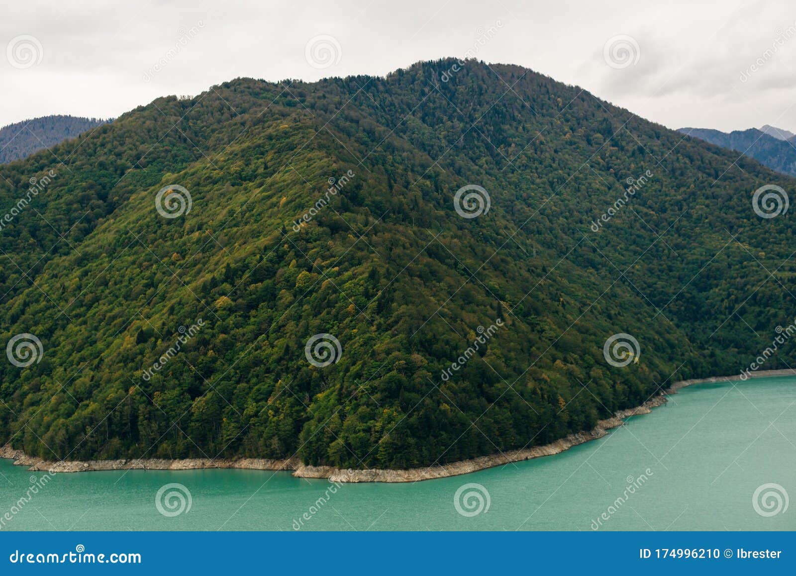 The Enguri Dam - a Hydroelectric Dam on the Enguri River in Georgia ...