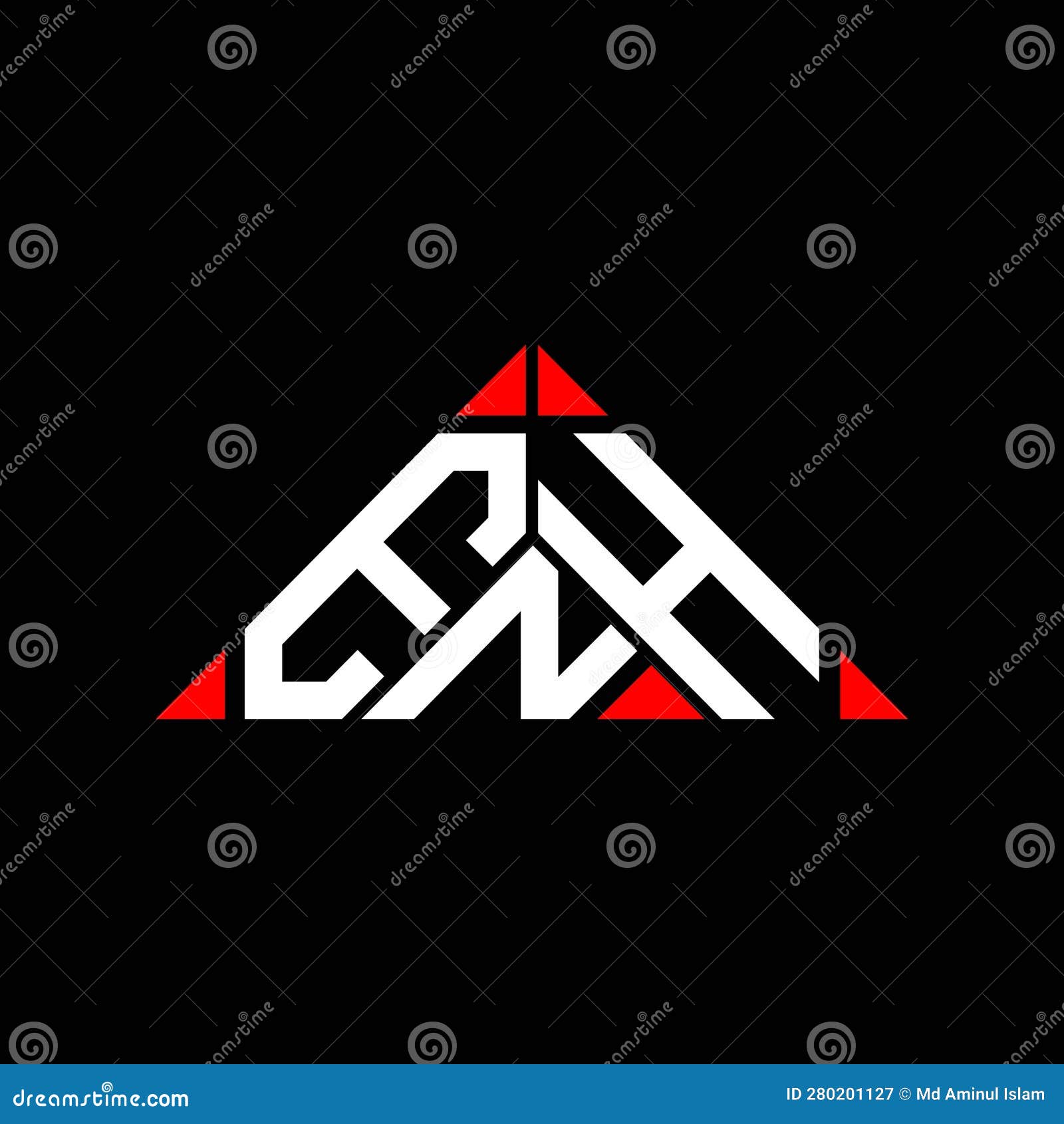 ENH Letter Logo Creative Design with Vector Graphic, ENH Simple and ...