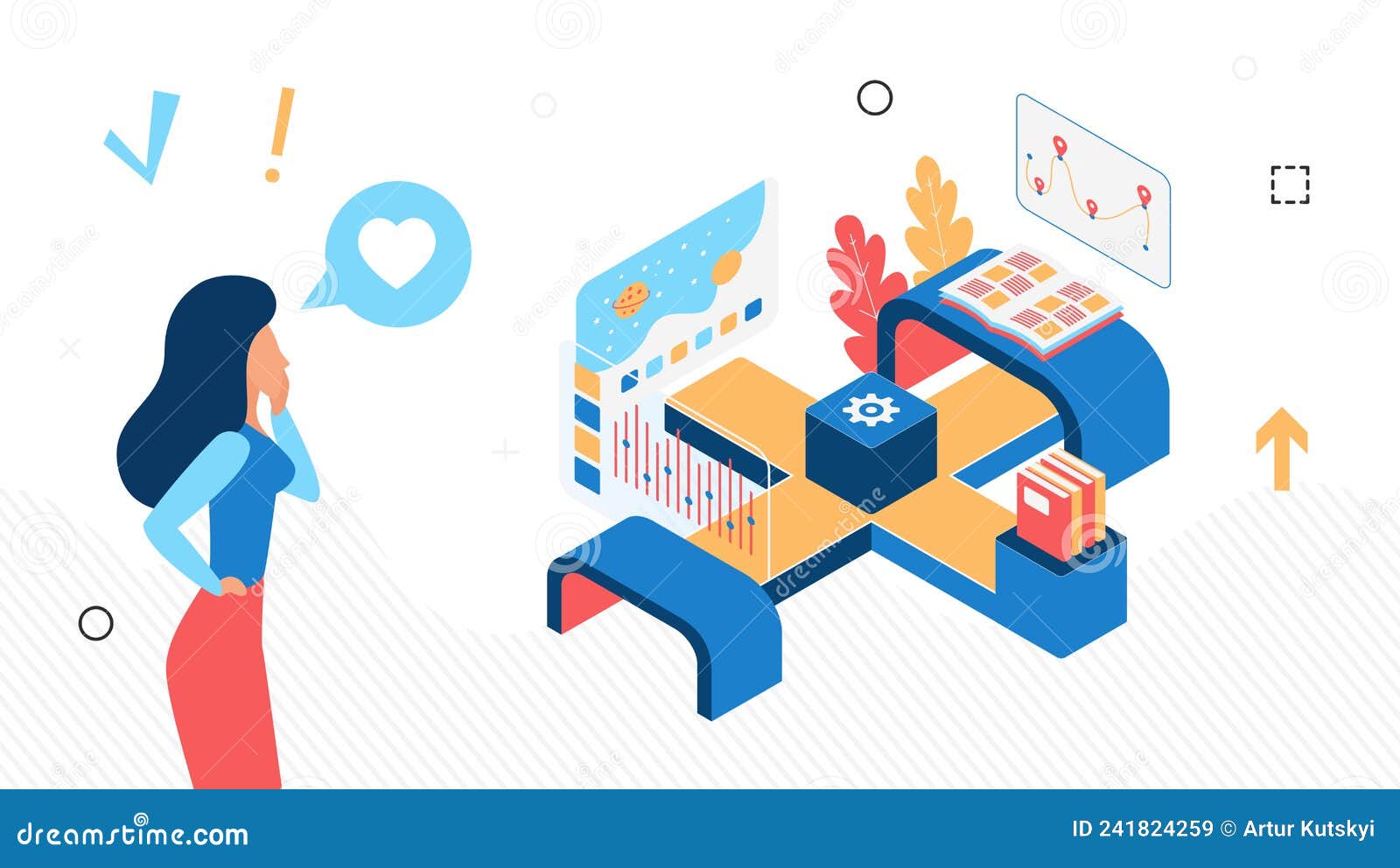 Training Process Isolated Cartoon Vector Illustrations. | CartoonDealer ...