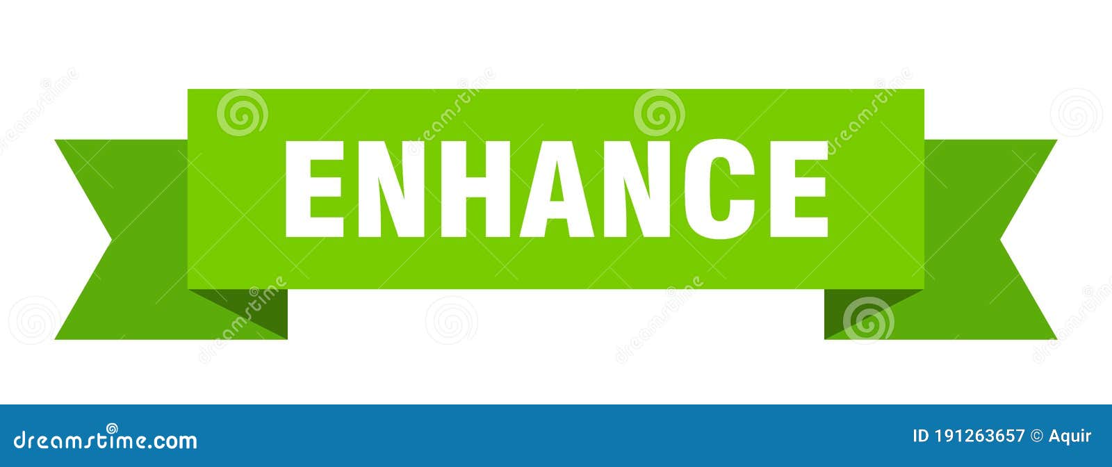 Enhance Ribbon. Vector Illustration | CartoonDealer.com #191266018