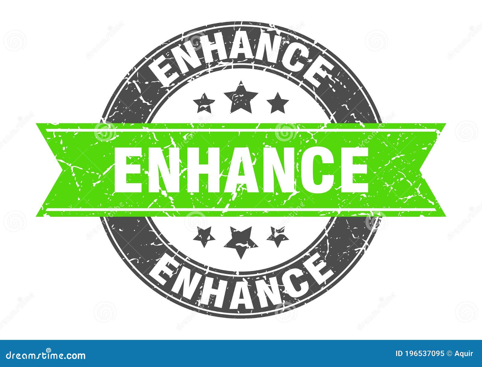 Enhance Stamp Cartoon Vector | CartoonDealer.com #197711721