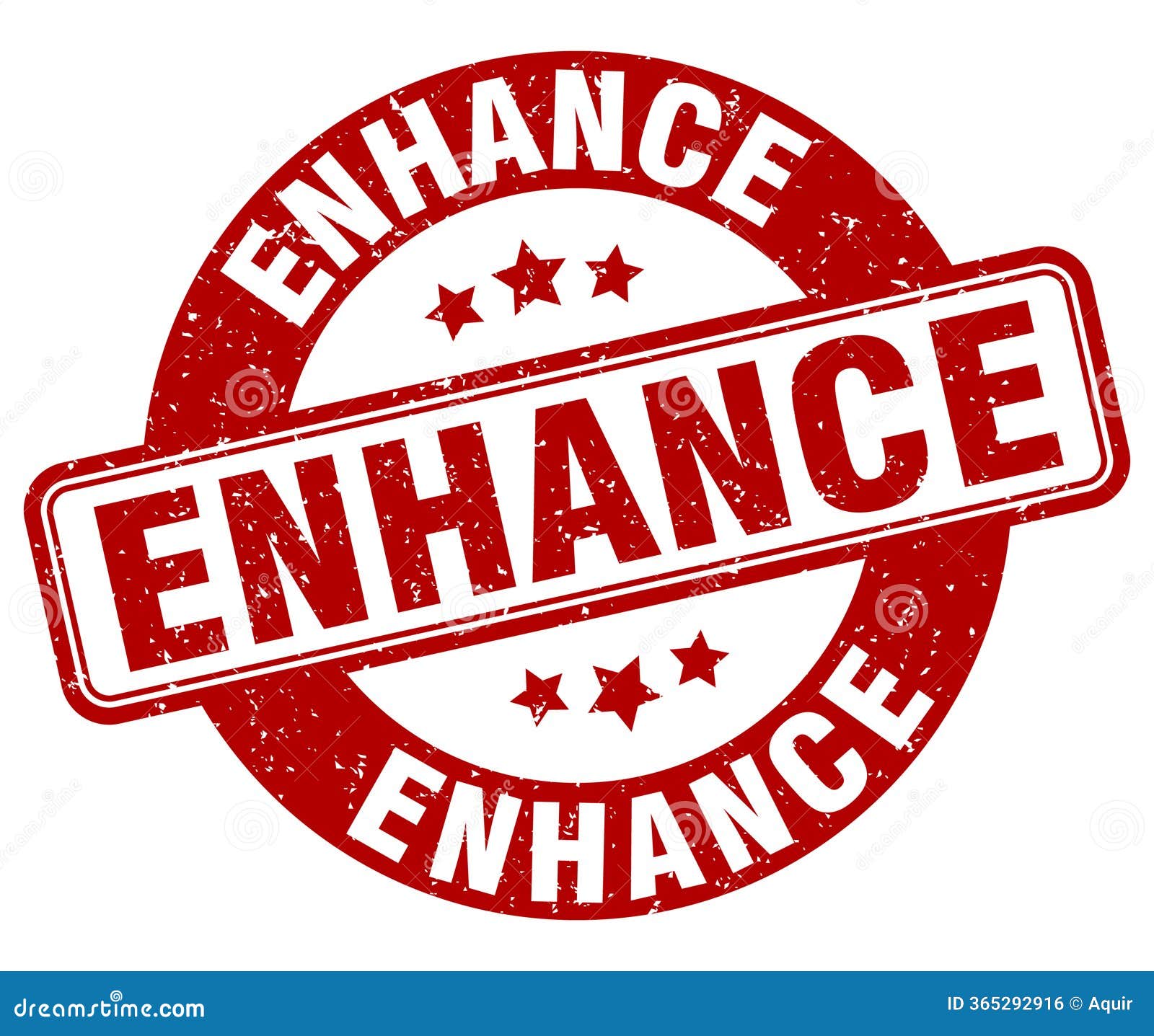 Enhance Stamp. Enhance Label On Transparent Background. Round Sign ...