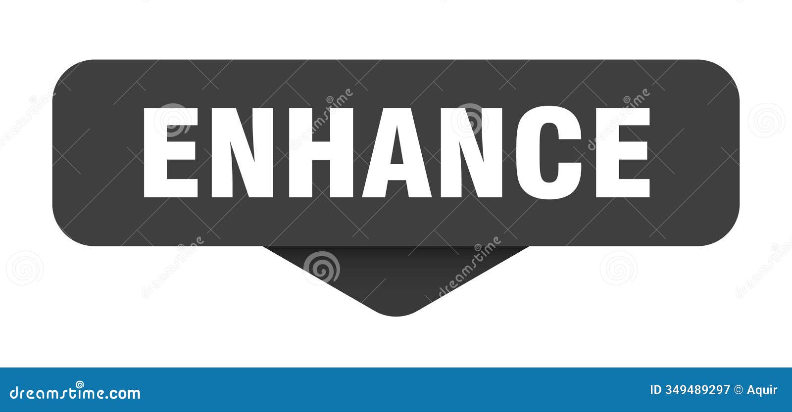 Enhance Sticker. Enhance Sign Set. Cartoon Vector | CartoonDealer.com ...