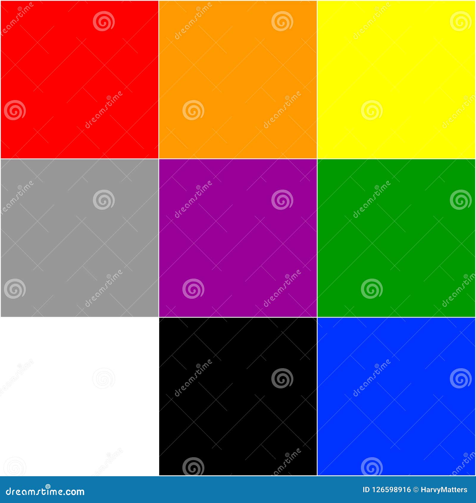 Enhanced Basic and Secondary Colors Model / Palette Stock Vector ...