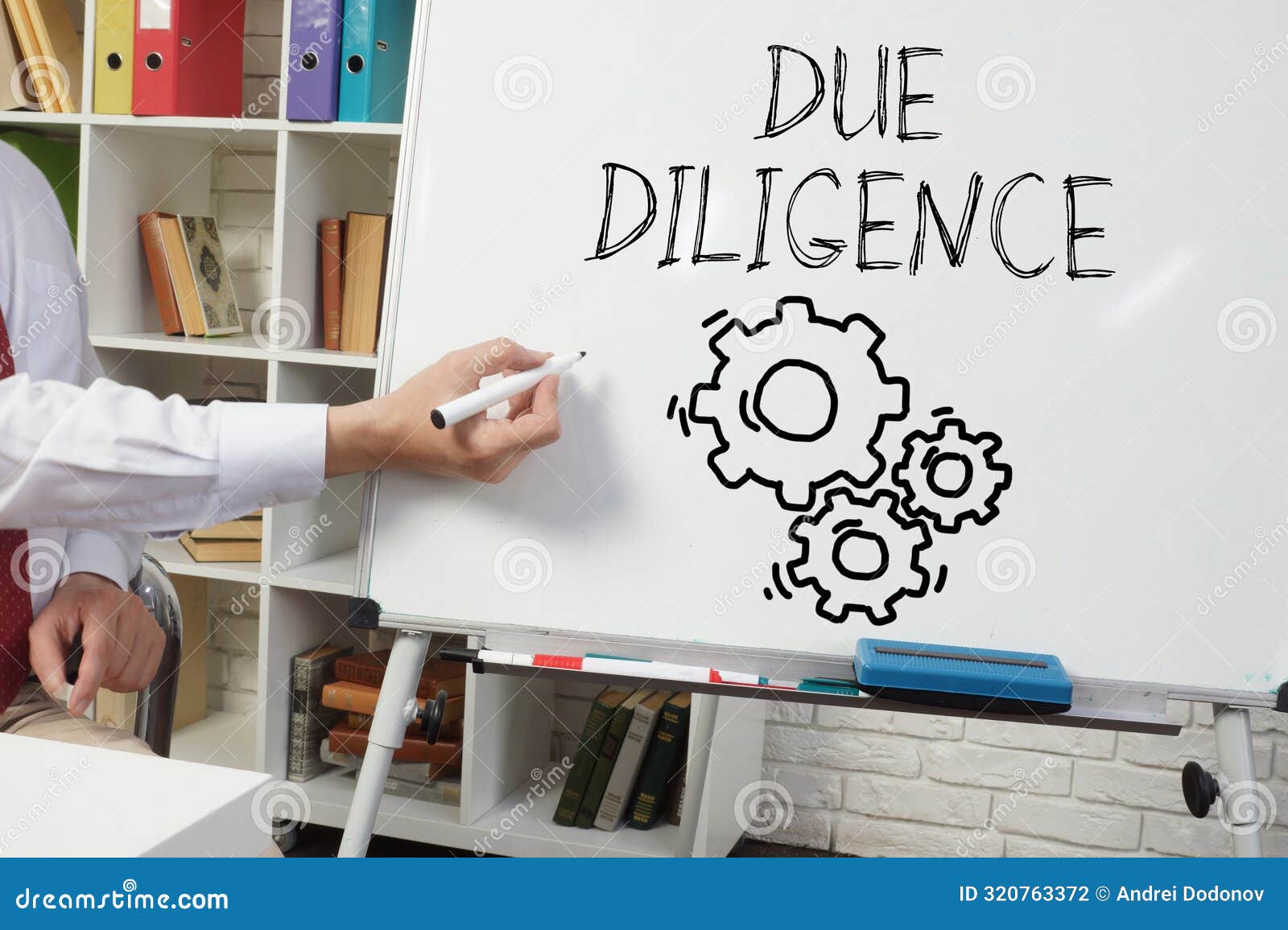 Enhanced Due Diligence is Shown Using the Text Stock Photo - Image of ...