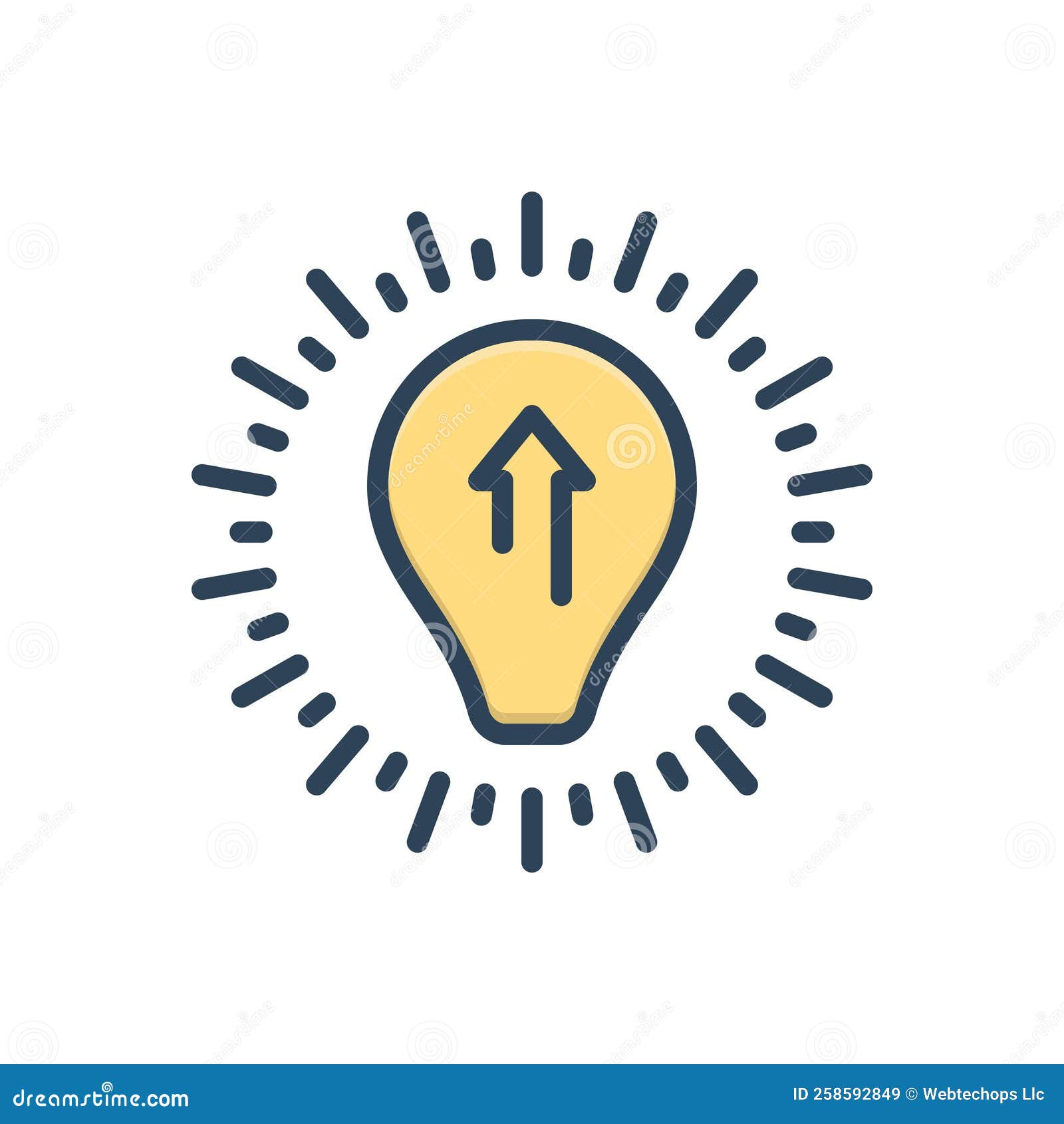 Color Illustration Icon for Enhanced, Increase and Skills Stock Vector ...