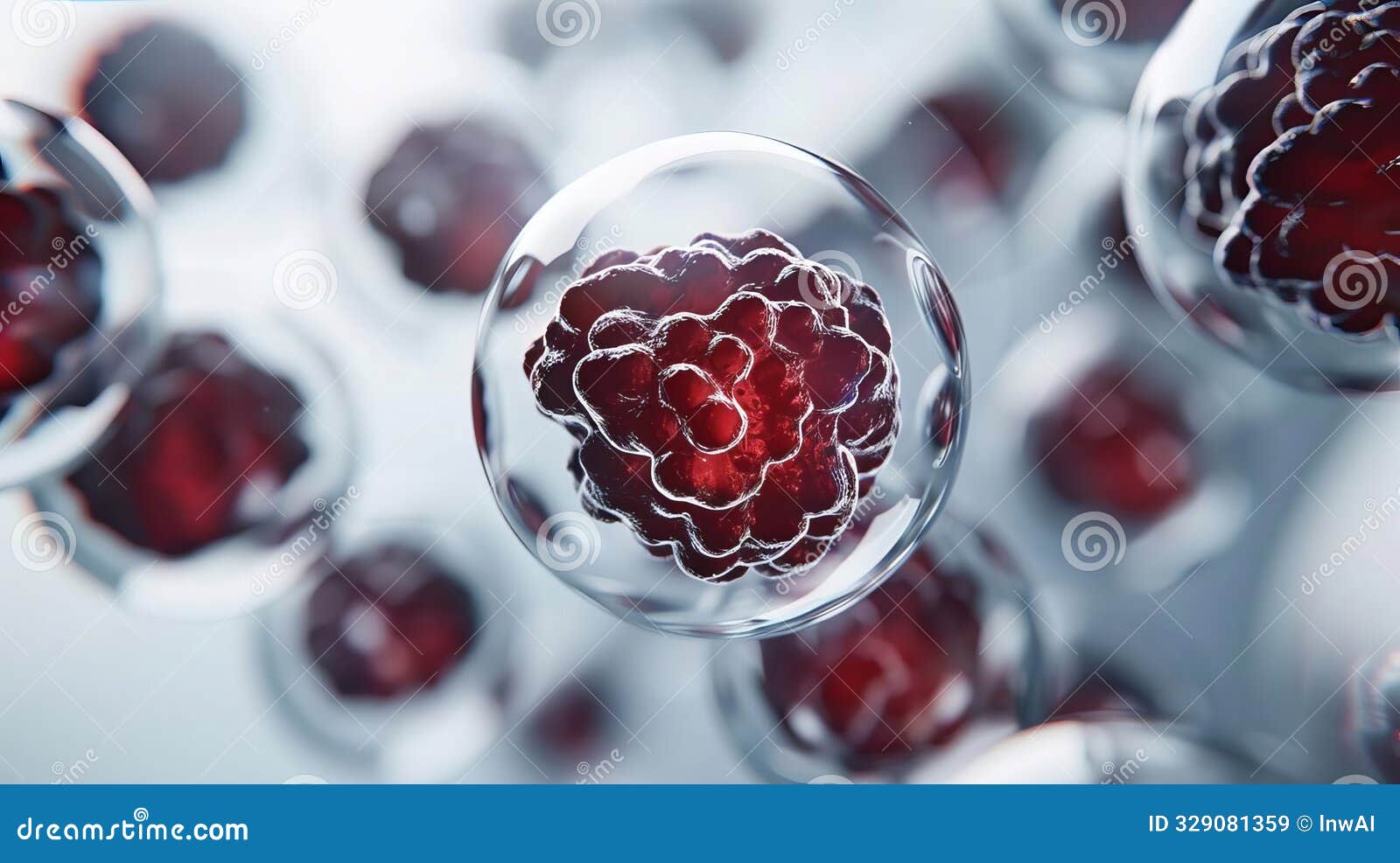 Enhanced Image of Cell Showing Detailed Genetic Material and Membrane ...