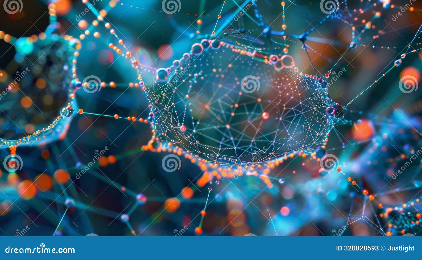 An Enhanced Image of a Cells DNA Repair Machinery Resembling a Complex ...