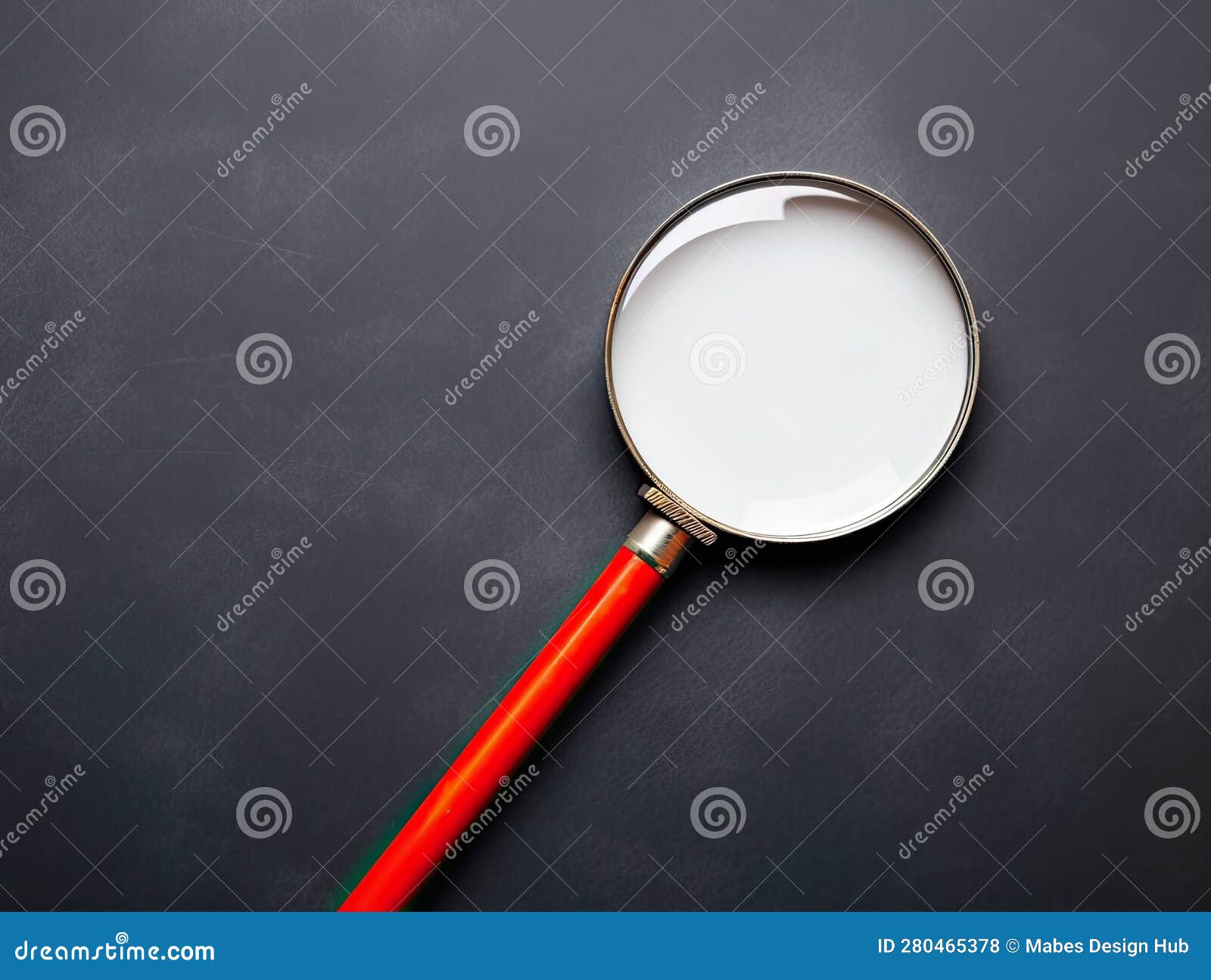 Enhanced Vision: Magnifying Glass Expanding Perception on a Modern Gray ...