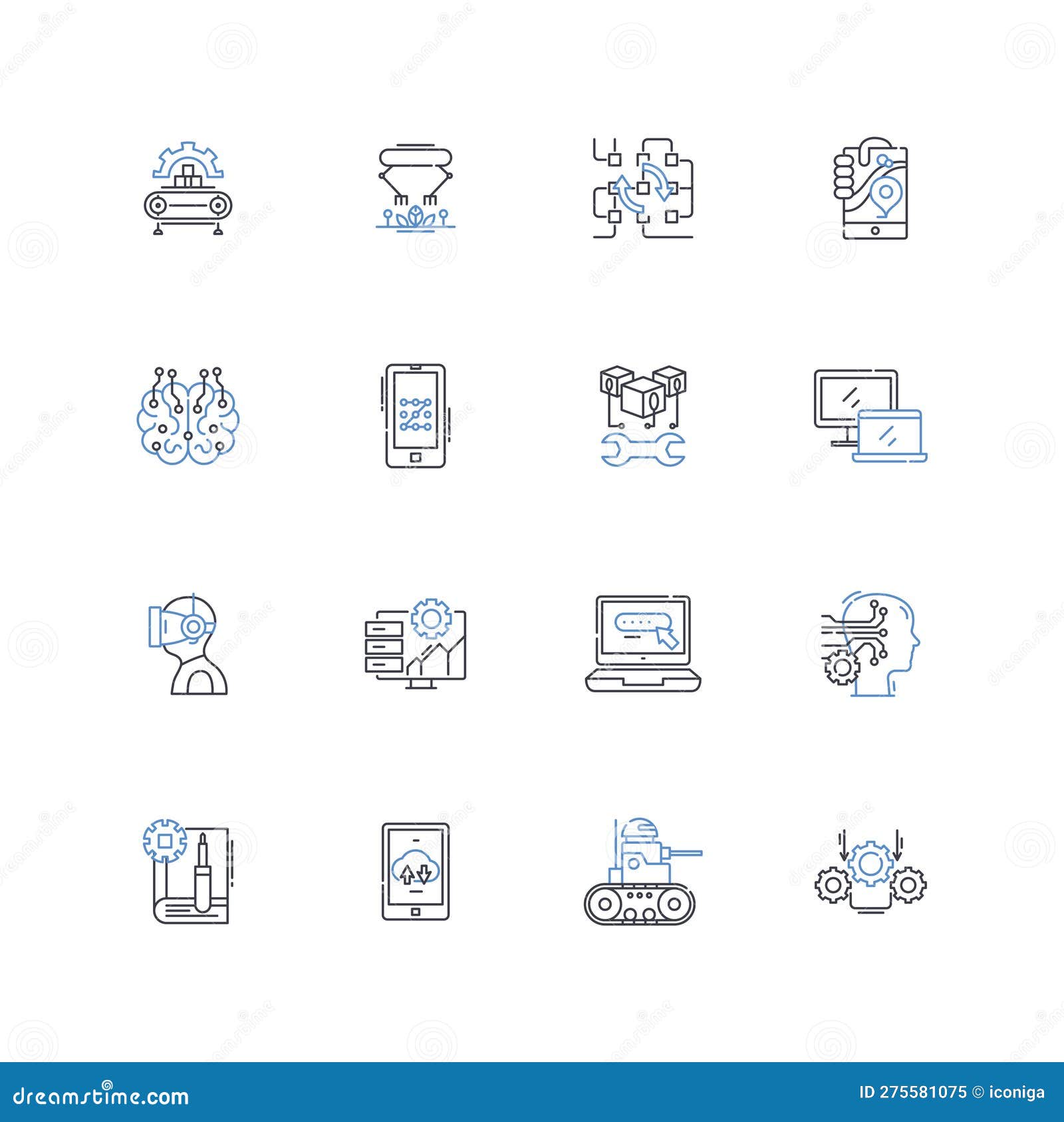 Enhancement Line Icons Collection. Amplify, Enrichment, Upgrade ...