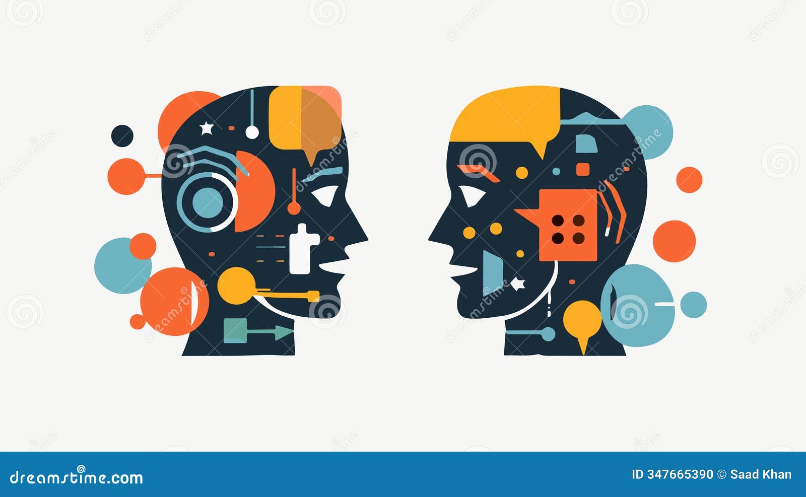 Enhancing Communication with AI Chatbot and Human Conversation Image ...