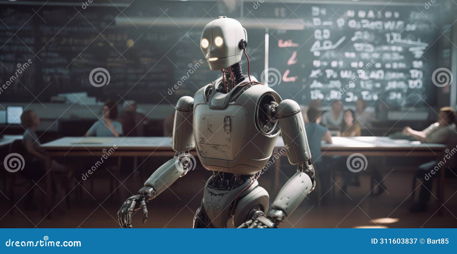 Enhancing Learning Humanoid AI Teacher Conducting Engaging Lesson in ...