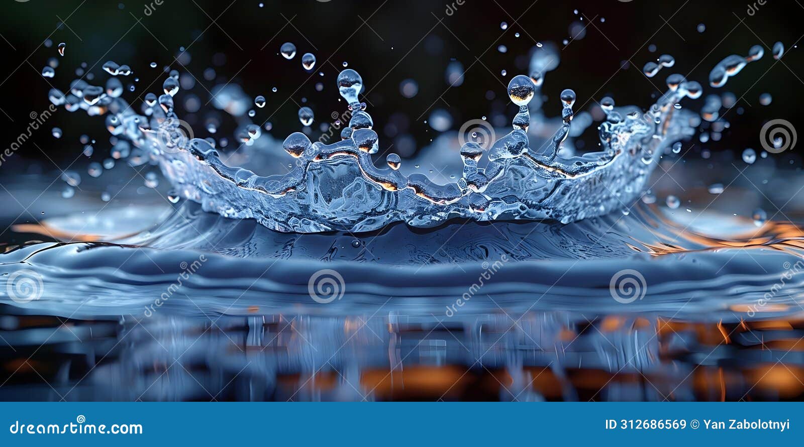 Enhancing Visuals with Dynamic Energy: Vibrant Water Splash Cutout Adds ...