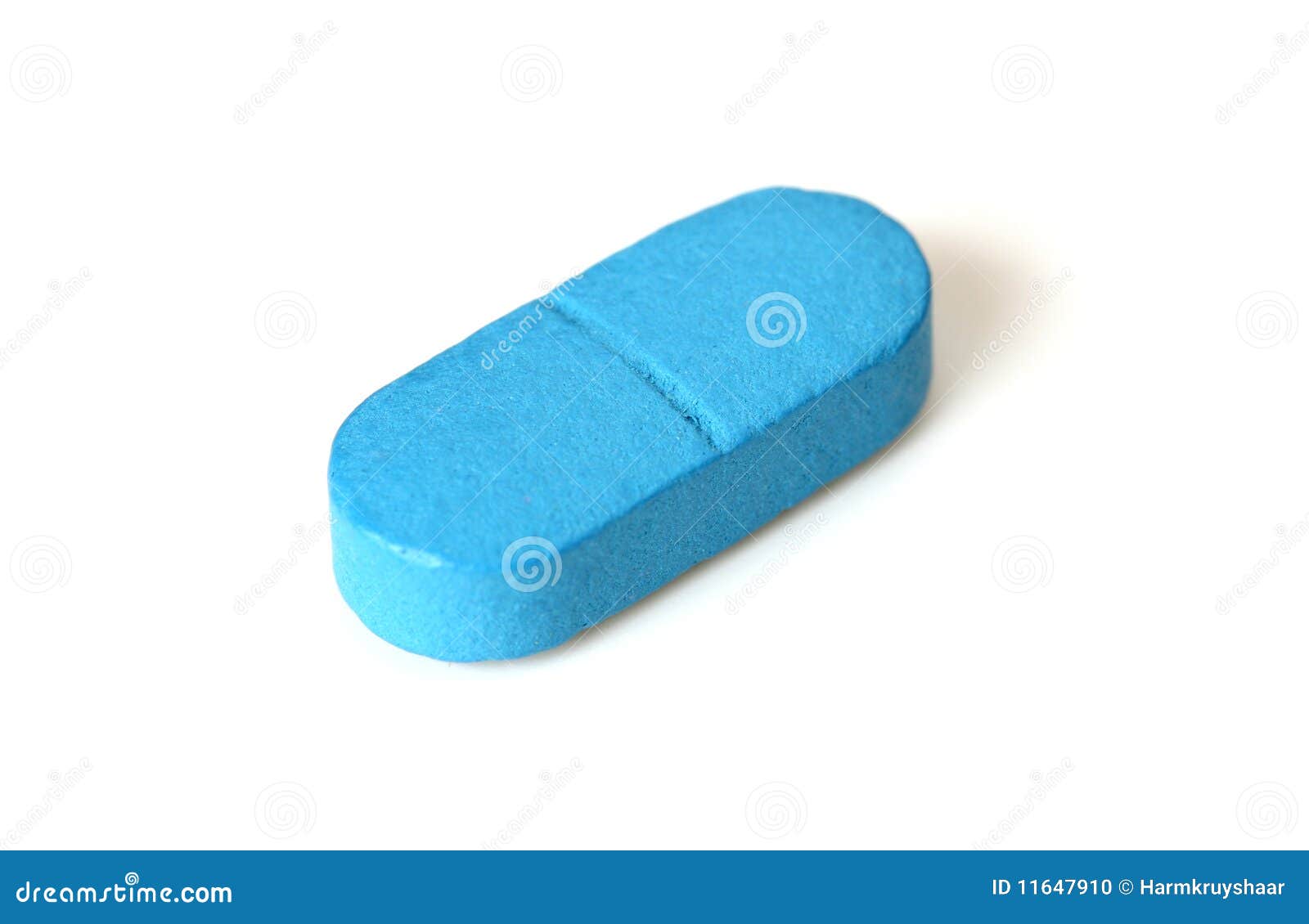 Enige blauwe pil of tablet stock foto. Image of gezond - 11647910