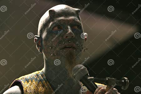 The Enigma editorial stock image. Image of show, performer - 7127034