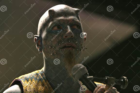 The Enigma editorial stock image. Image of show, performer - 7127034