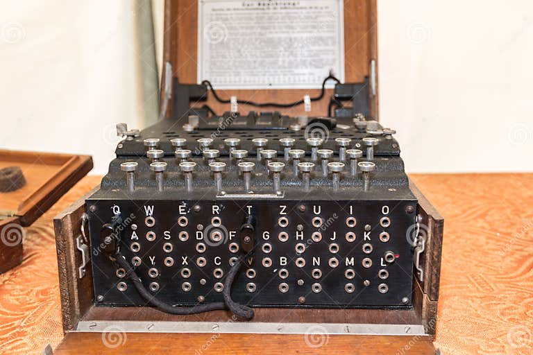 The Enigma Cipher Machine from World War II Editorial Stock Photo ...