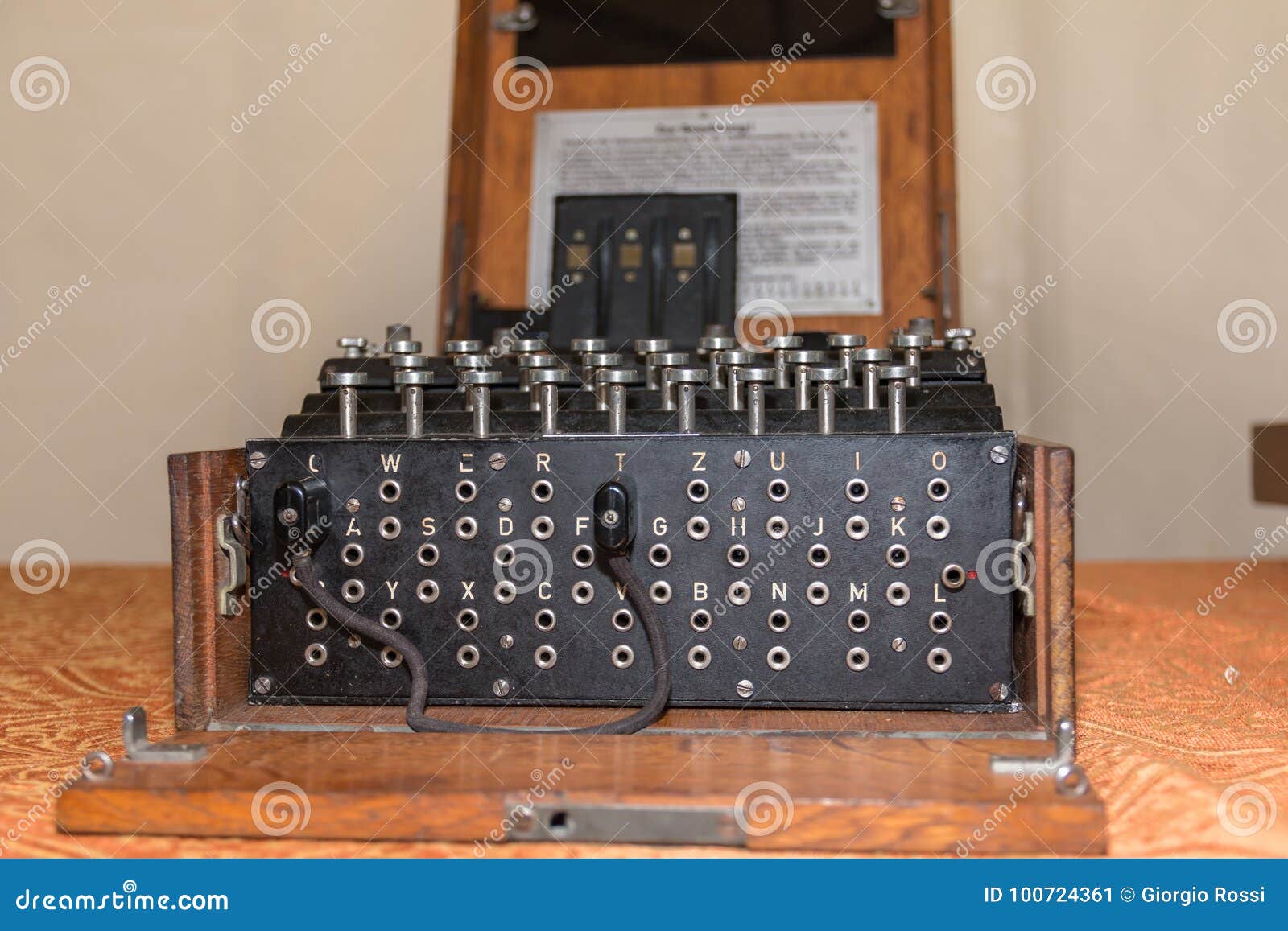 The Enigma Cipher Machine from World War II Editorial Photo - Image of ... The Enigma Cipher Machine from World War II Editorial Photo - Image of ...
