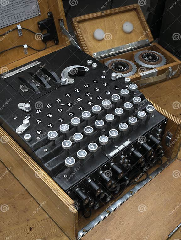 Enigma Encryption Machine editorial photography. Image of keys - 41508267