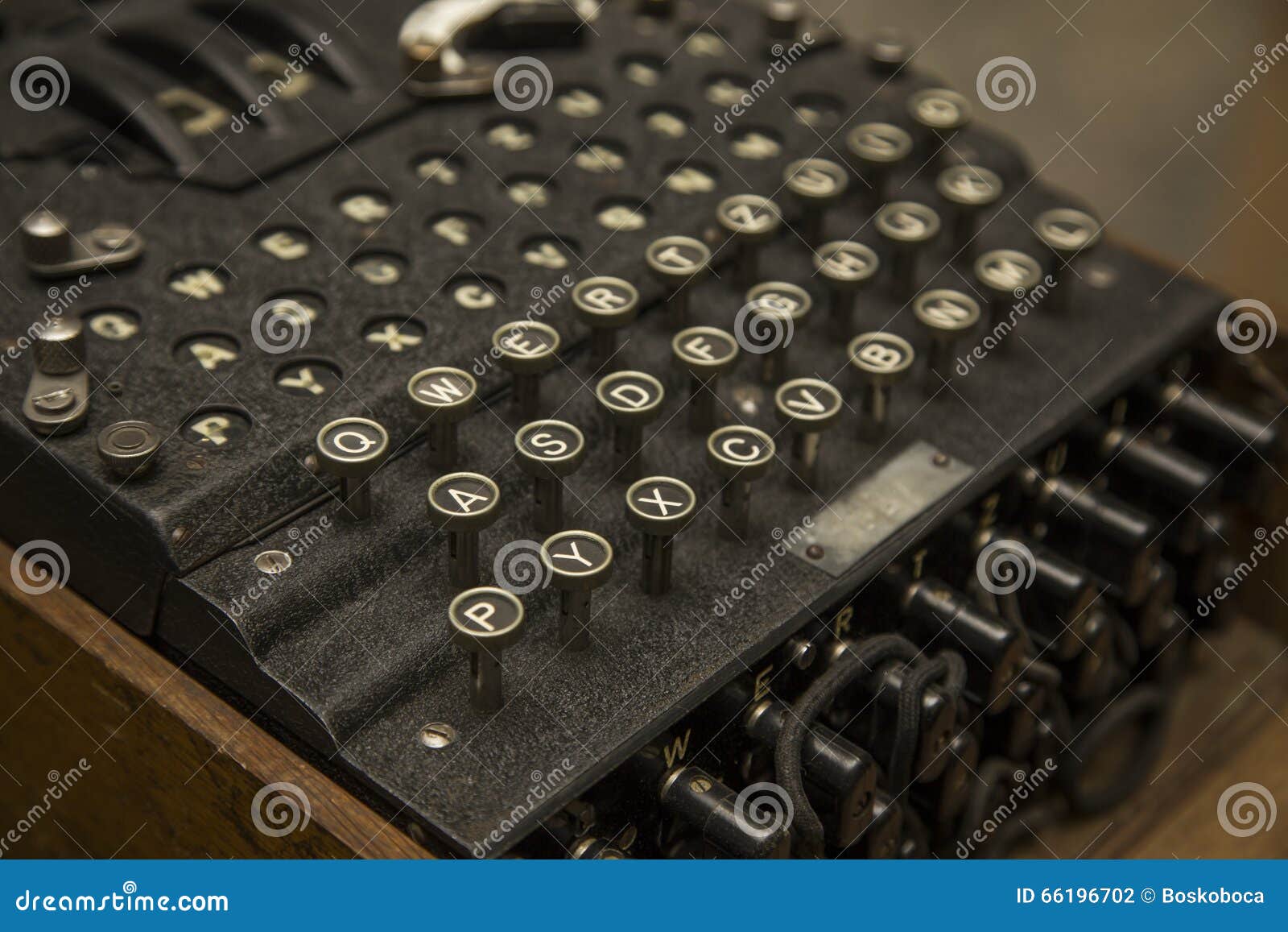 Military Enigma Machine, A Cipher Device Editorial Image ...