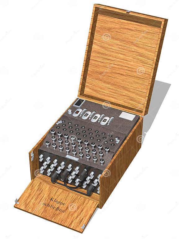 Enigma Machine stock photo. Image of code, plug, metal - 1778838