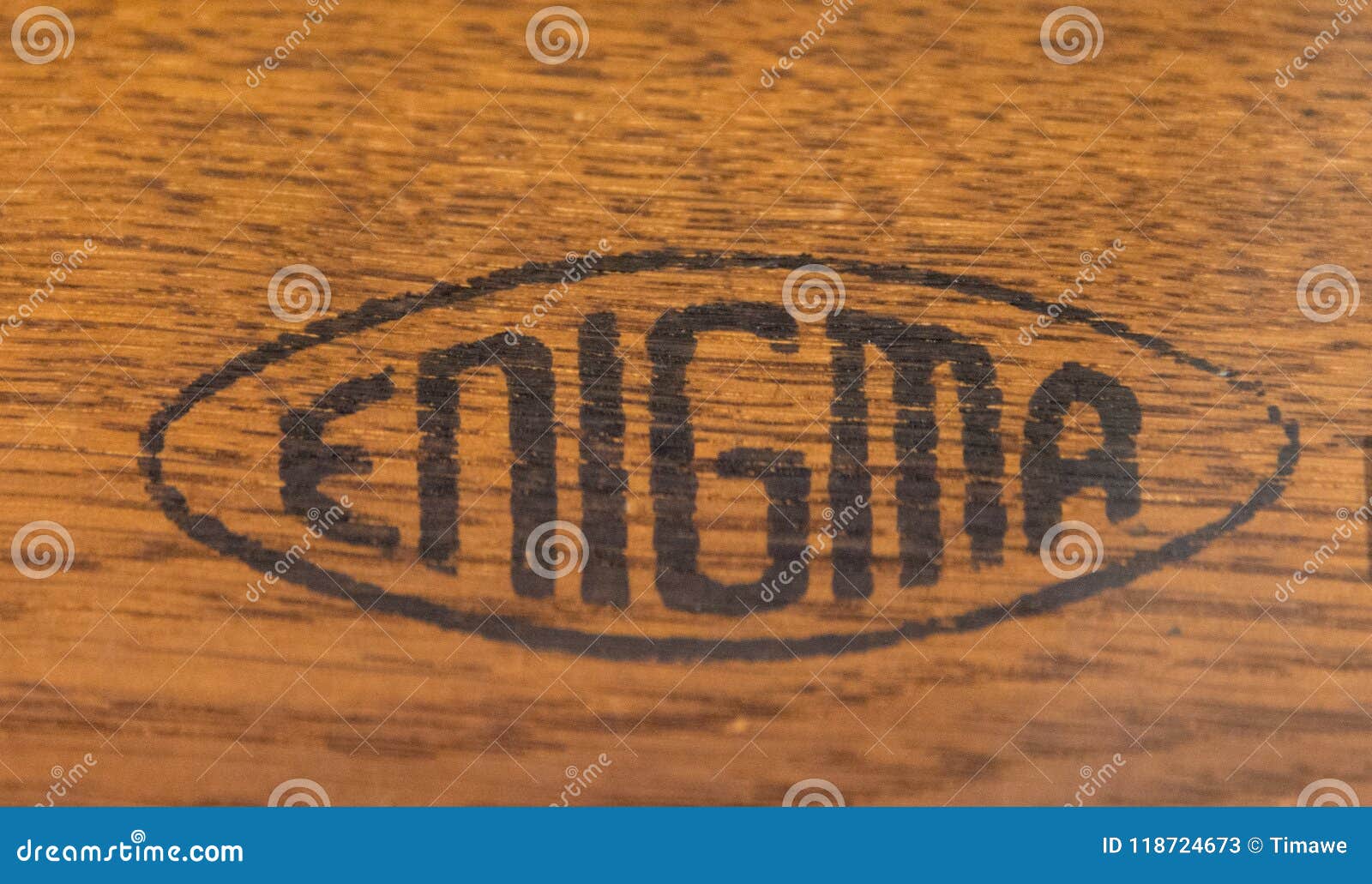 Enigma Machine logo editorial stock photo. Image of wwii - 118724673