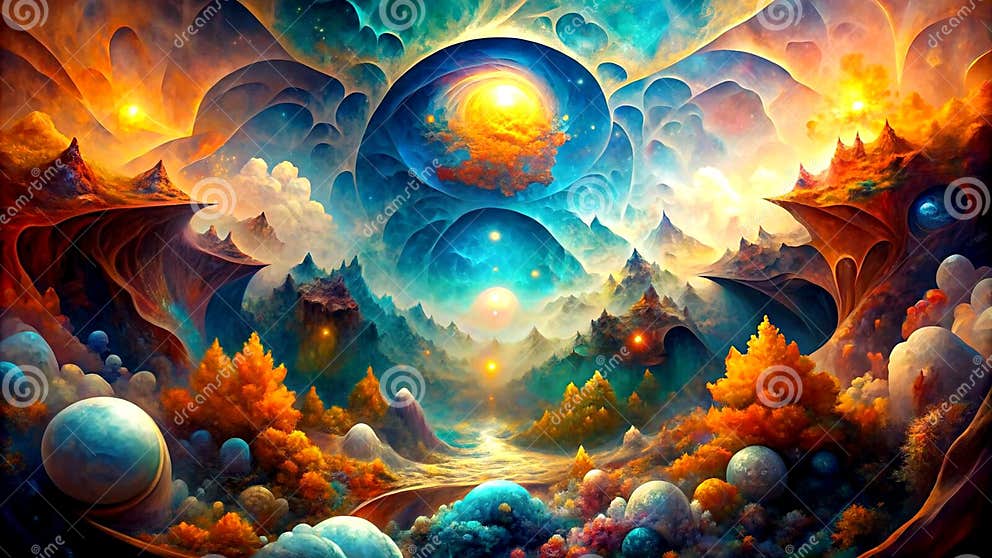 The Enigma of the Unknown: an Intriguing Abstract Composition of ...