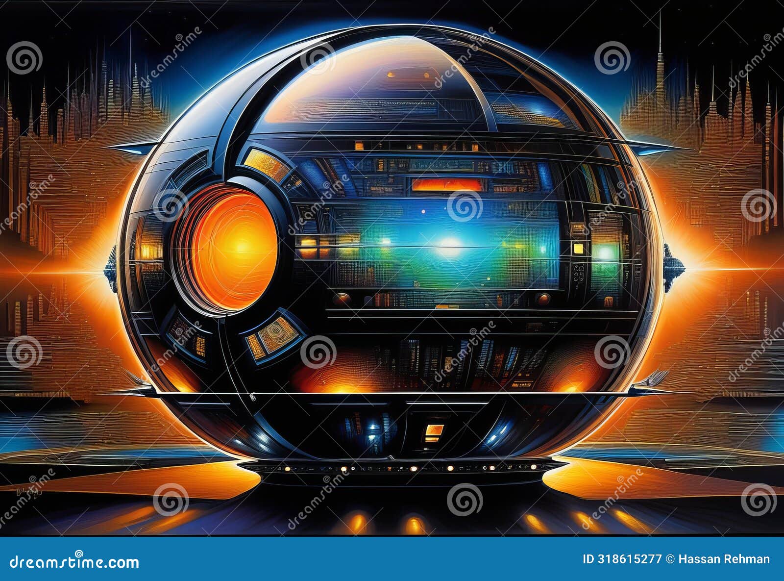 The Enigmatic Allure Of An Acrylic Transporter Stock Image ...