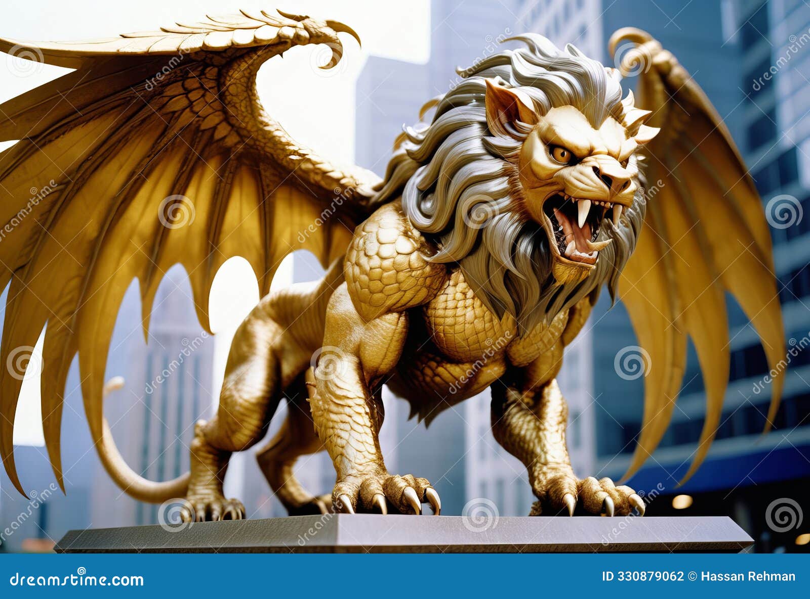 The Enigmatic Allure of the Manticore S Golden Gaze Stock Illustration ...