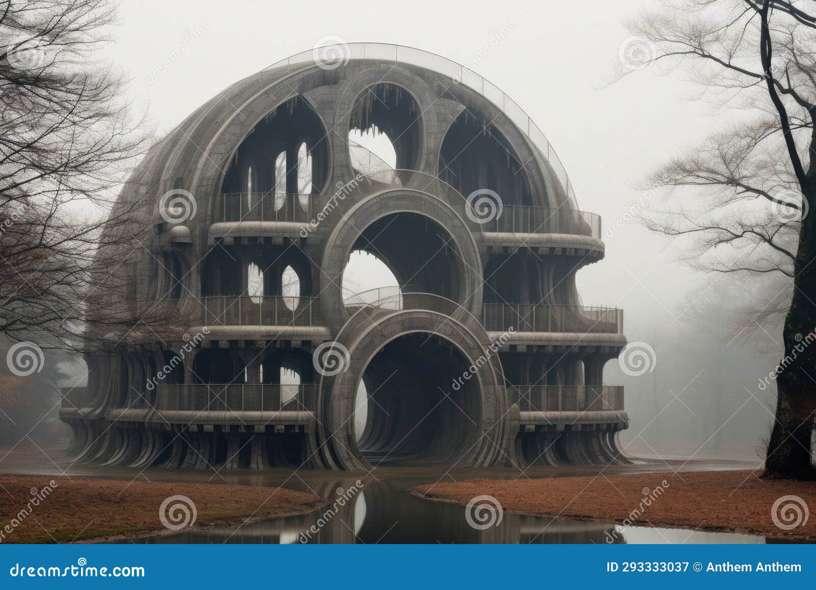 Enigmatic Architecture. Structures Shrouded in Mystery Stock ...