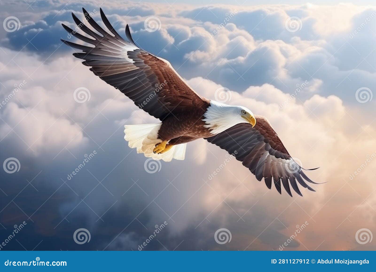 Enigmatic Beauty, Fish Eagle S Flight Transcends the Earthly Realm ...