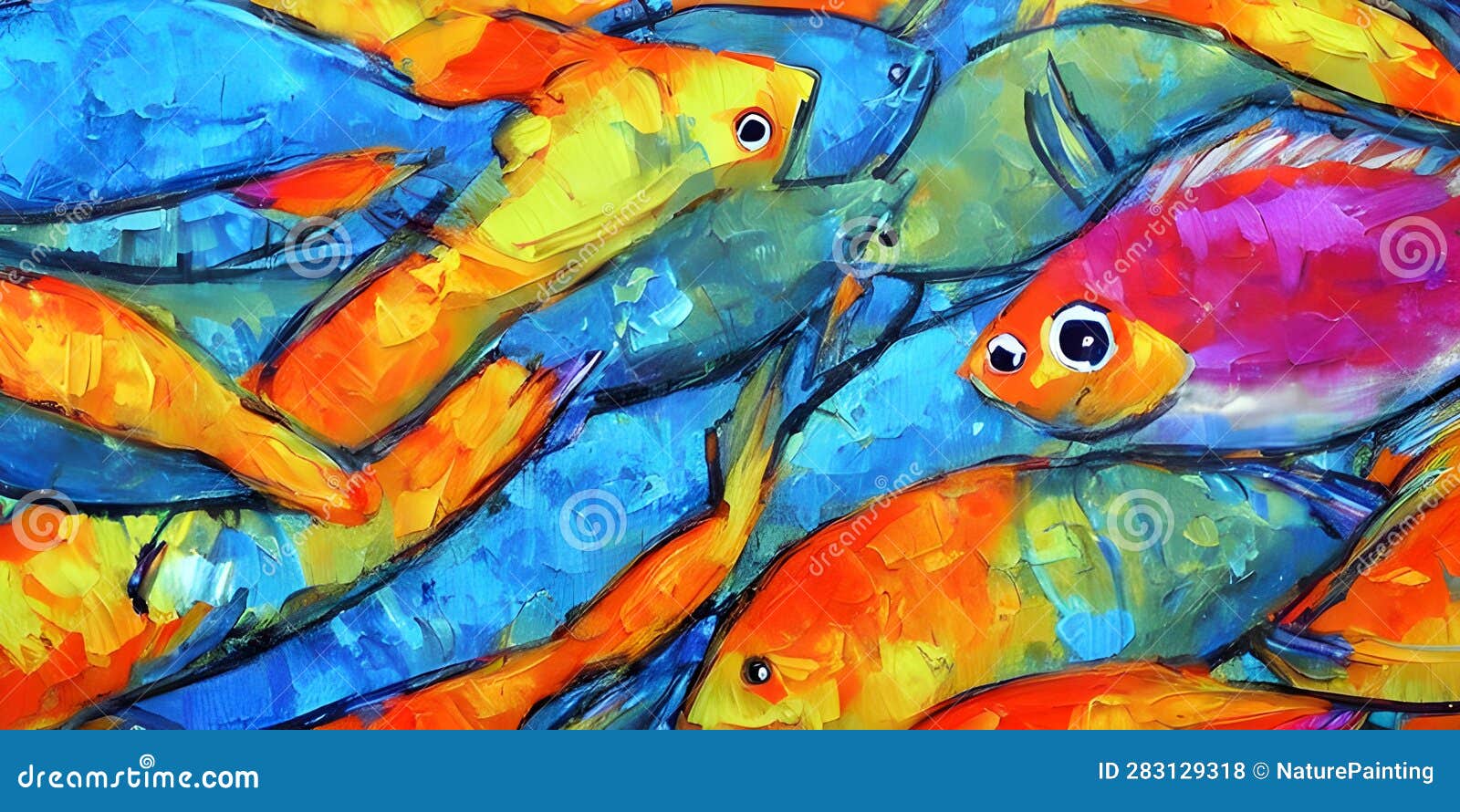 Enigmatic Elegance Captivating Digital Fish Art Collection Stock ...