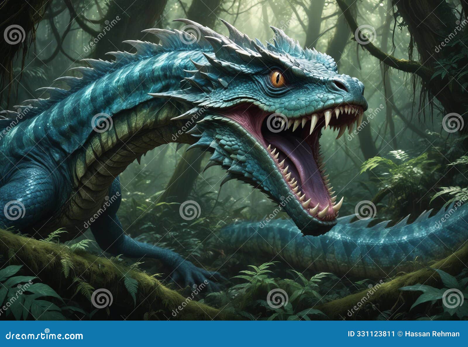 An Enigmatic Elusive Basilisk Slithers through the Tangled Undergrowth ...