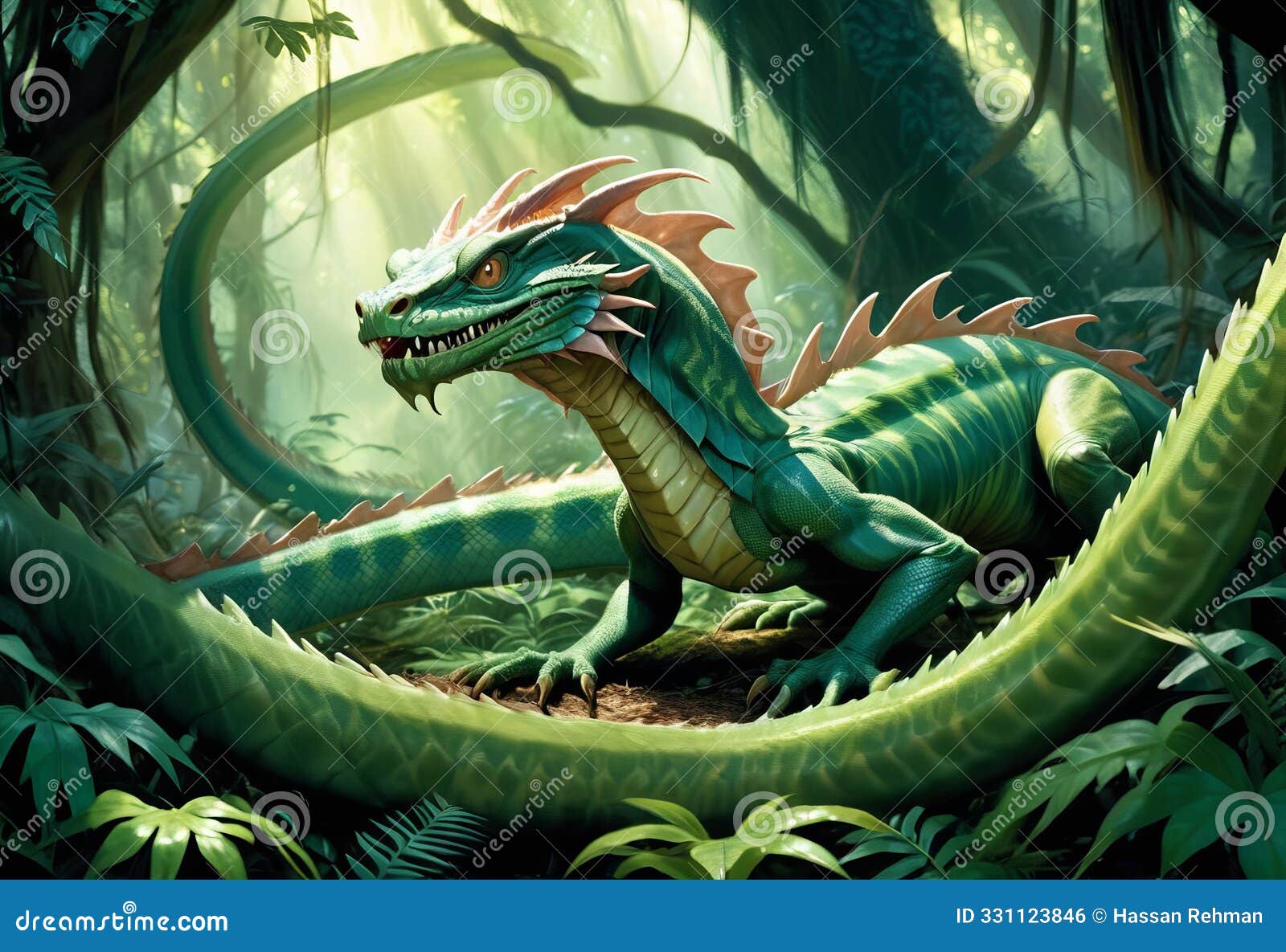 An Enigmatic Elusive Basilisk Slithers through the Tangled Undergrowth ...